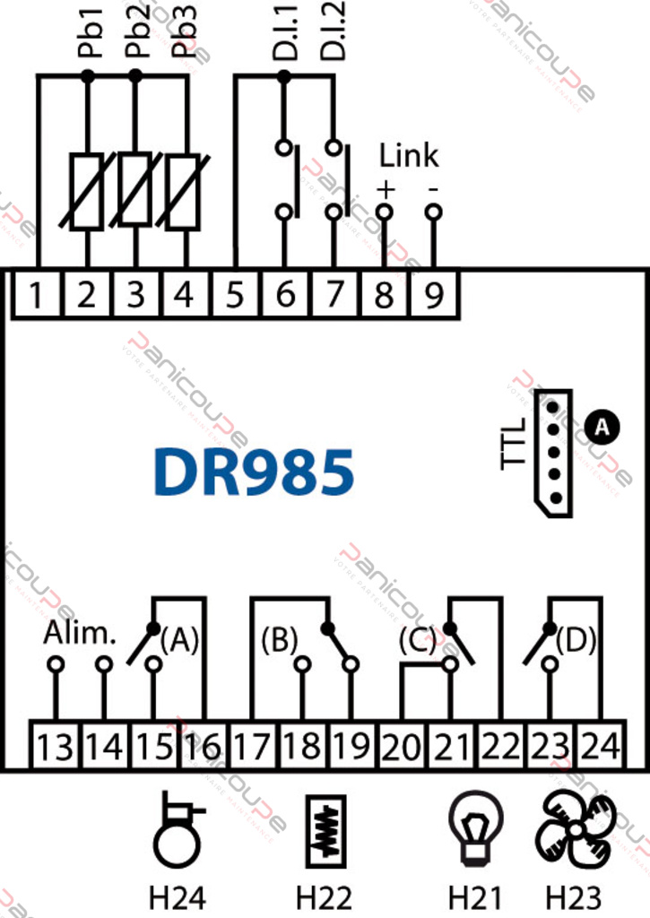 REGULATEUR ELIWELL DR985 | Panicoupe