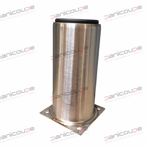 PIED REGLABLE INOX PETITE PLATINE 143 X 230 MM | Panicoupe