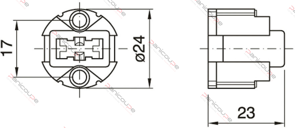 DOUILLE CERAMIQUE G9 | Panicoupe